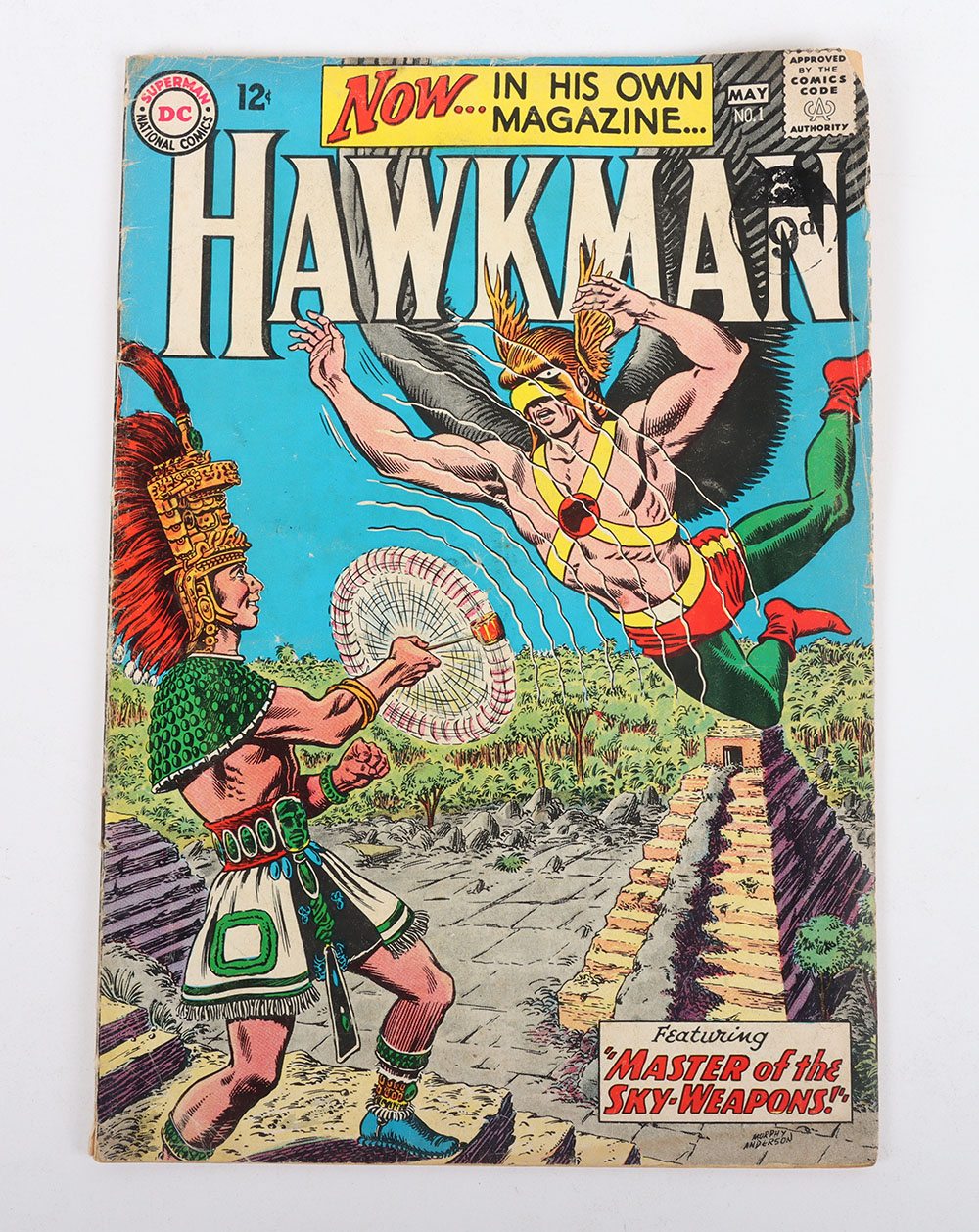 Hawkman Silver Age DC Comic No 1 May 1964, writer Gardner Fox, cover ...