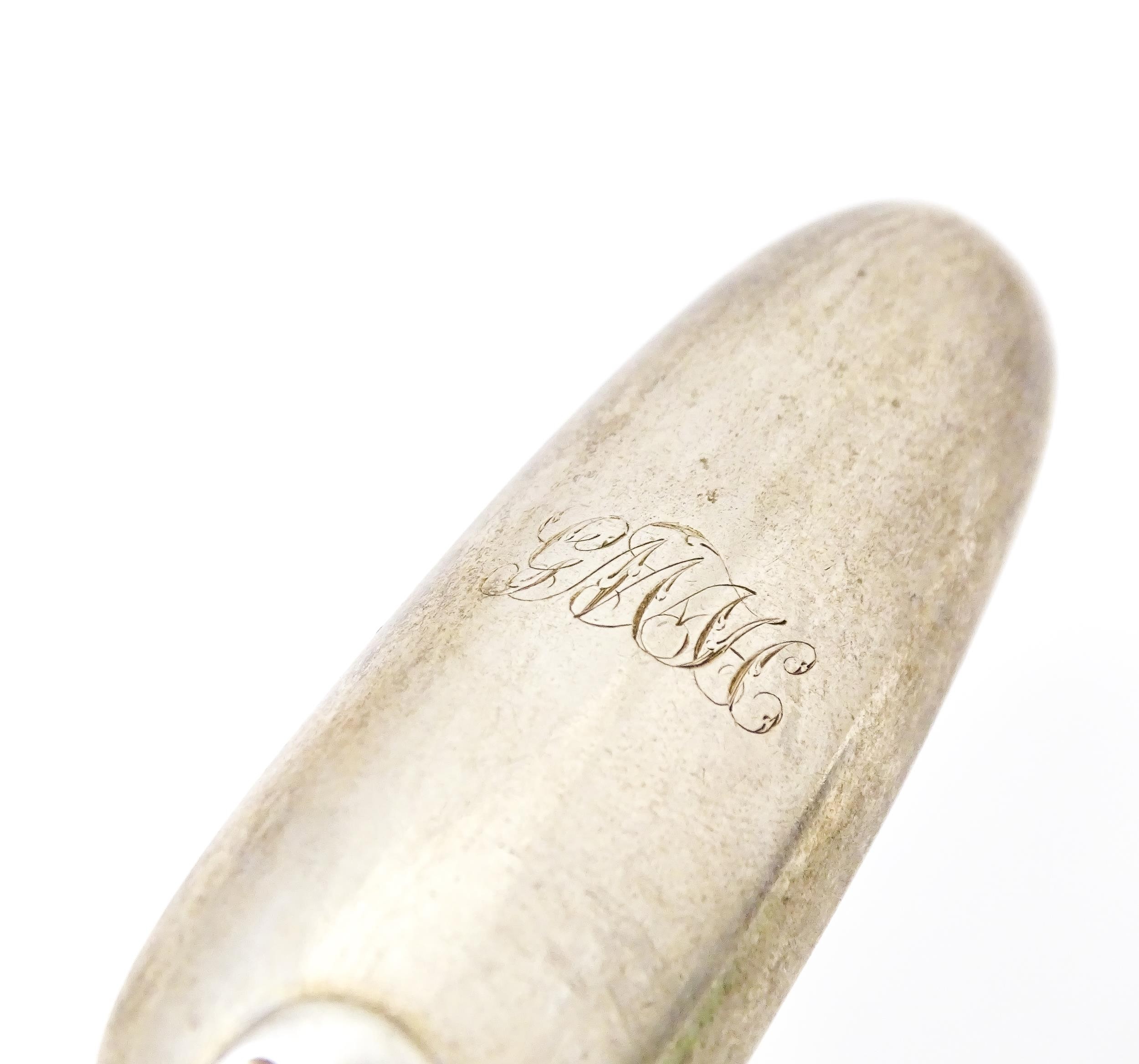 A William IV silver marrow scoop hallmarked London 1834, maker William ...