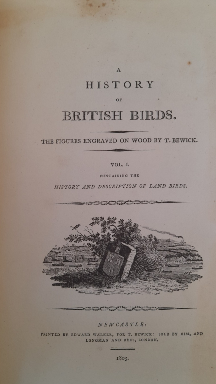 Books; three volumes; Thomas Beswick; History Of British Birds and A ...