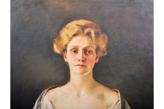 William Bruce Ellis Ranken R.O.I. (British, 1881-1941) - Large oil on ...
