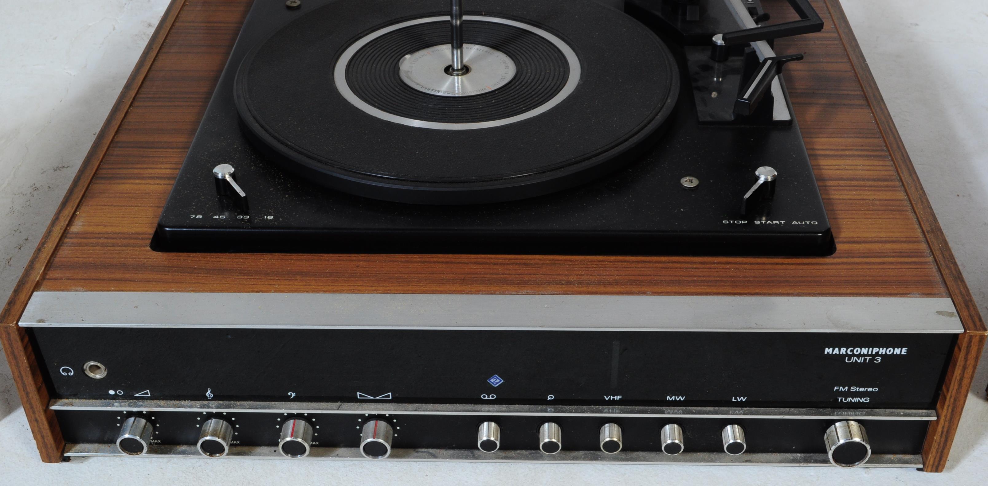 1970'S MARCONIPHONE UNIT 3 STEREO HI-FI SYSTEM & SPEAKERS - auctions ...