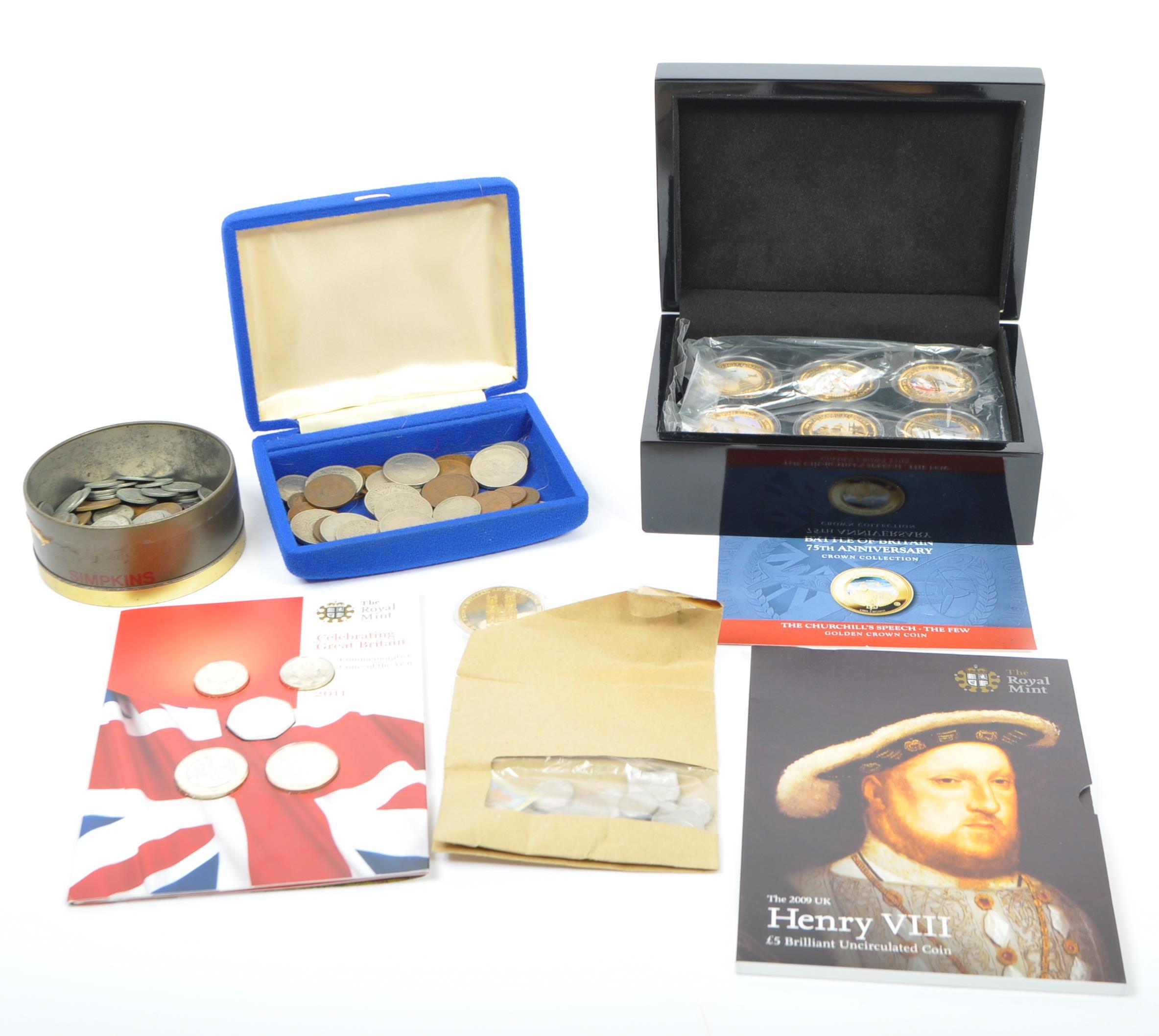 A collection of 20th century British proof coin sets to include a ...
