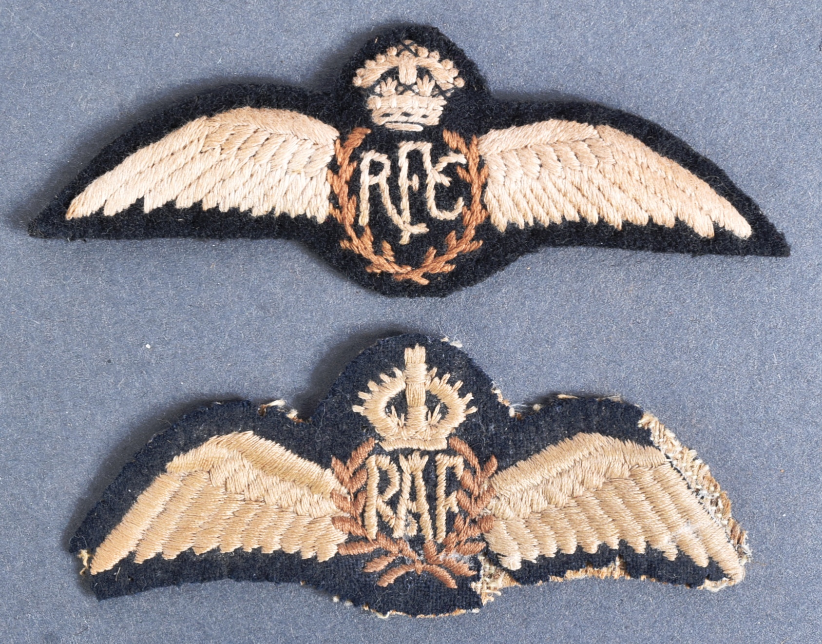 A WWI First World War RFC Royal Flying Corps and WWII Second World War ...