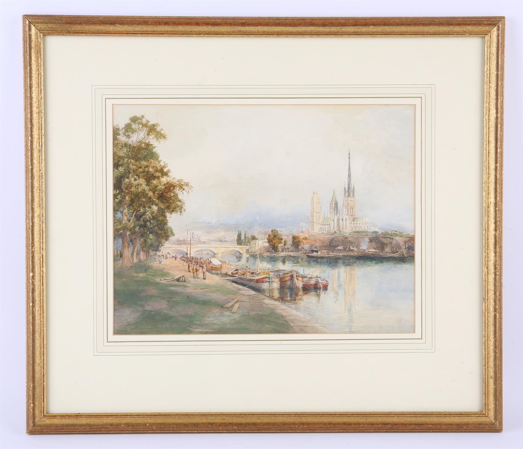 Richard Henry Wright (British, 1857-1930), 'Rouen' (1901), landscape ...