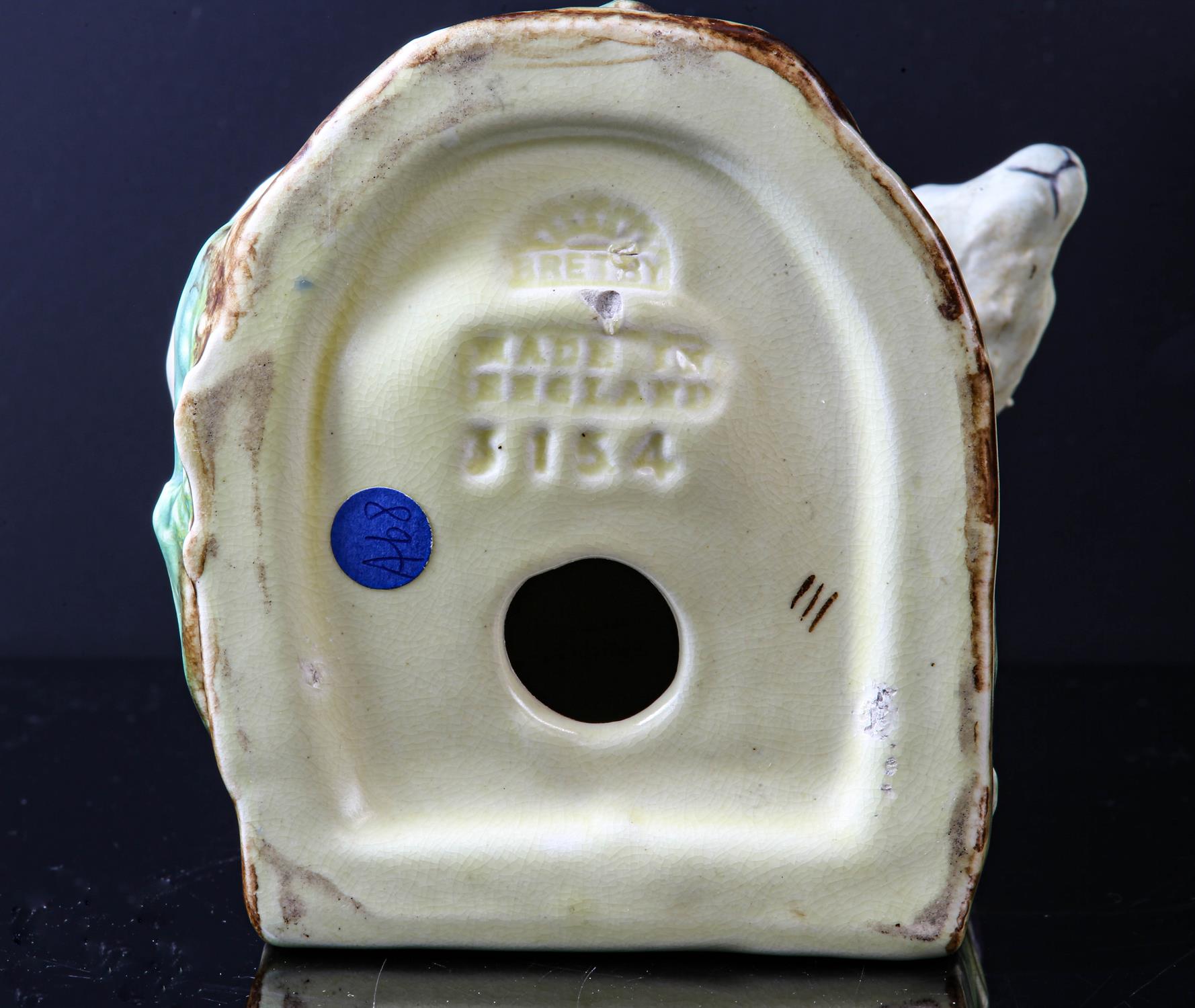 BRETBY, two pottery bookends, modelled as polar bears, impressed marks ...