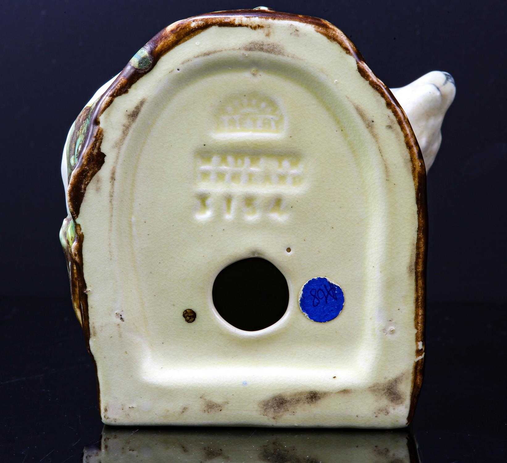 BRETBY, two pottery bookends, modelled as polar bears, impressed marks ...