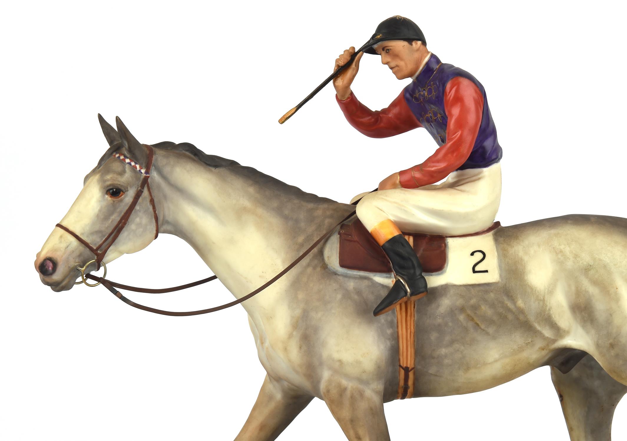 Doris Lindner, a Royal Worcester porcelain model of the Winner, on a ...