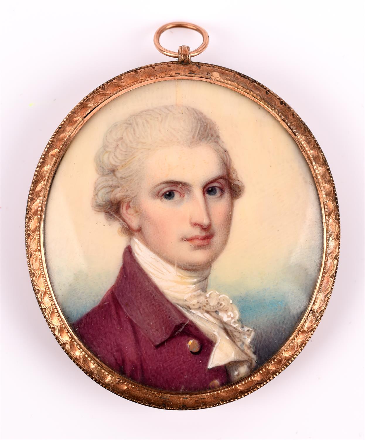 Manner of Richard Cosway, portrait miniature of Henry Fletcher, painted ...