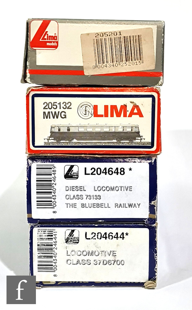 Four OO gauge Lima locomotives, L204648 Class 73133 The Bluebell ...