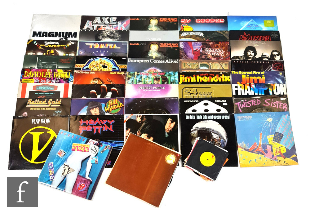 1970s/80s Rock/Hard Rock - A collection of assorted LPs, artists to ...