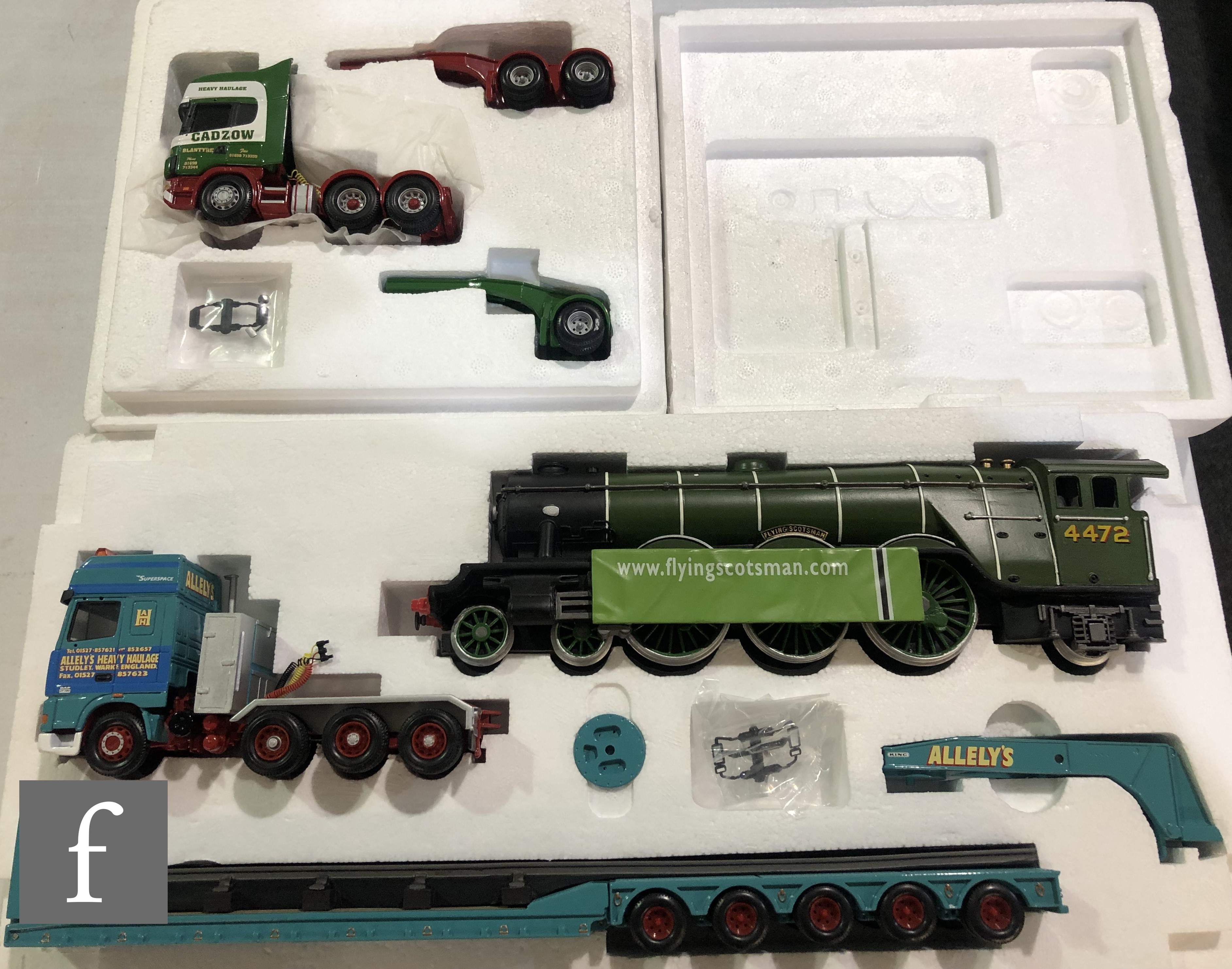 Three Corgi Heavy Haulage 1:50 scale diecast models, CC13203 Allely's ...