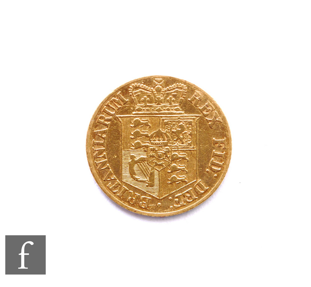 George III (1760-1820) - A half sovereign, 1817, laureate head, reverse ...