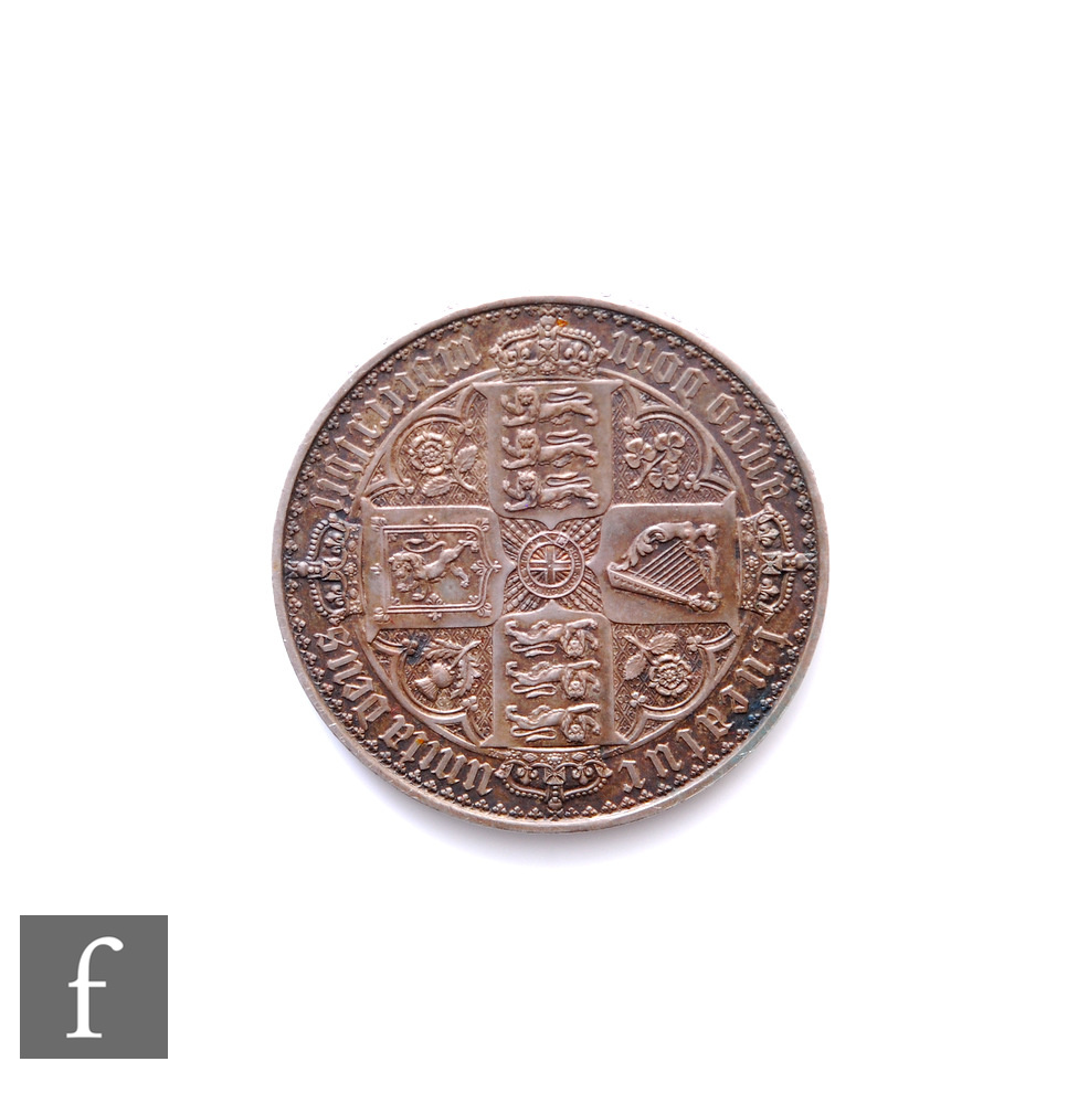 Victoria - A Gothic crown, 1847, MDCCCXLVII, bust facing left, legend ...
