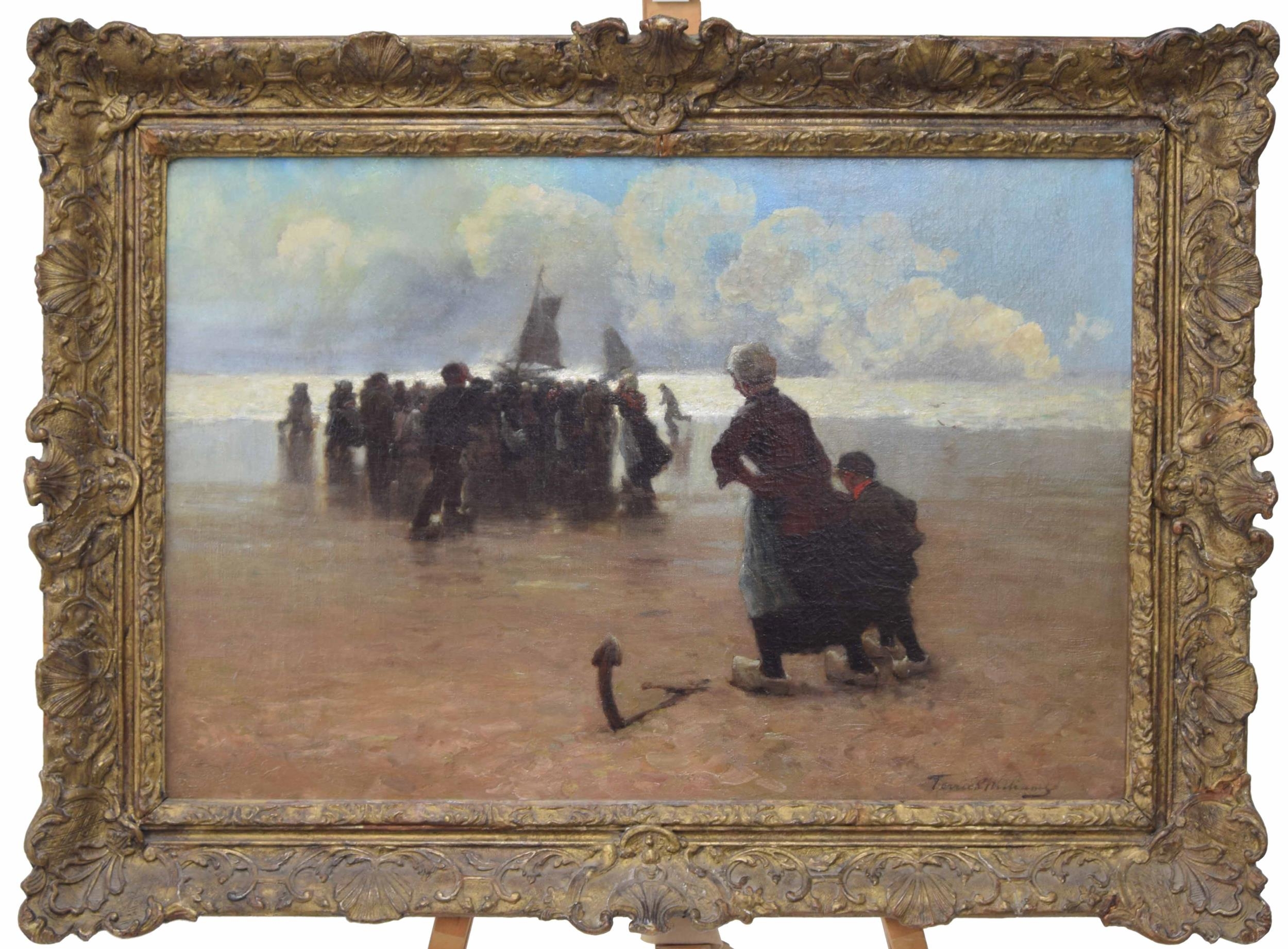 John Terrick Williams RA., RI., ROI., (1860-1936) - "Return of the ...