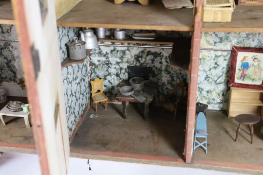 'Wingate House': An English cupboard house, early 19th century ...