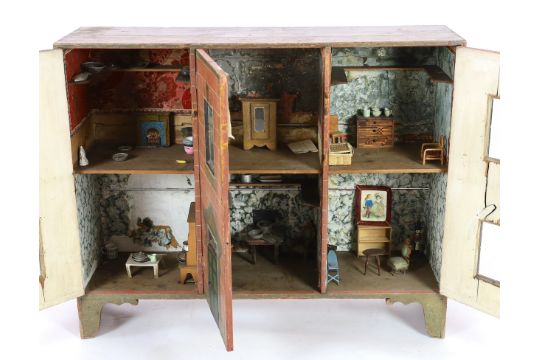 'Wingate House': An English cupboard house, early 19th century ...