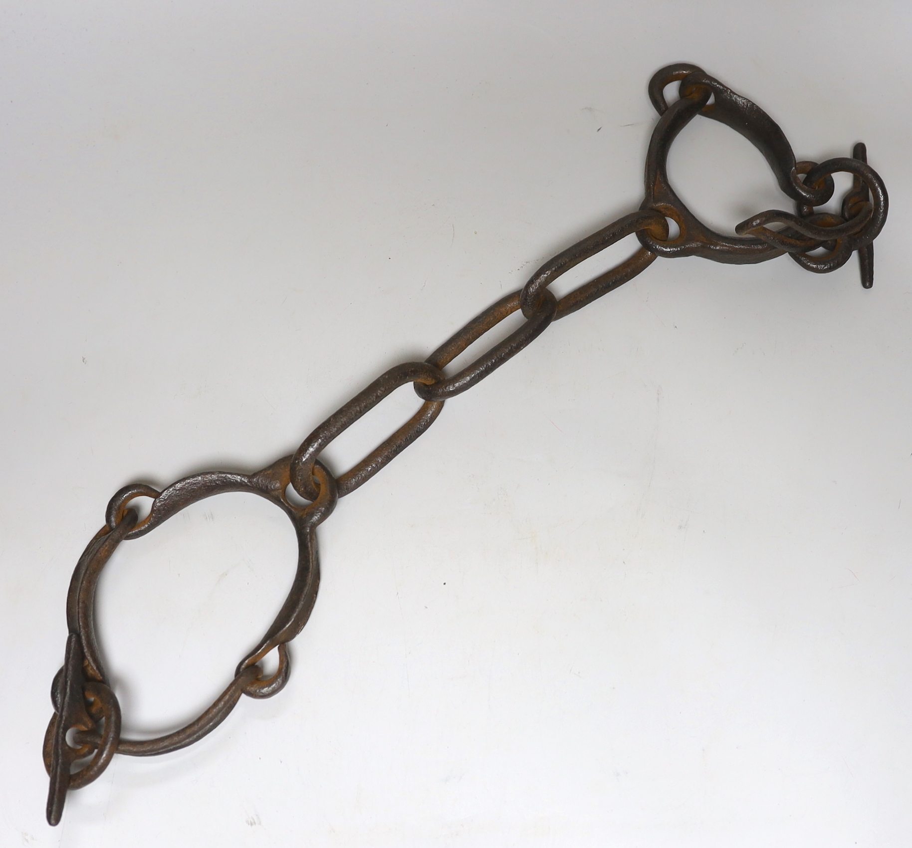 Iron slavery shackles, 18/19th century