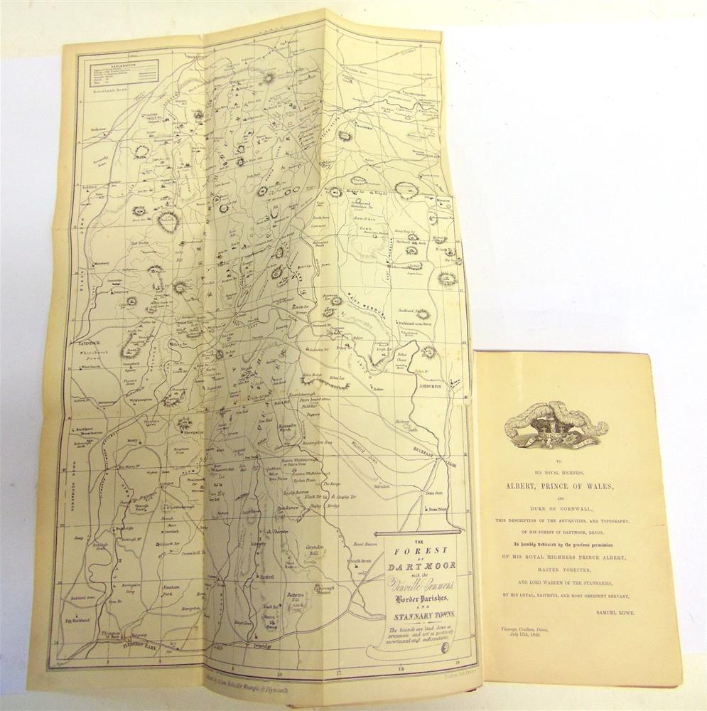 [TOPOGRAPHY]. DARTMOOR, DEVON Rowe, Samuel. A Perambulation of the ...