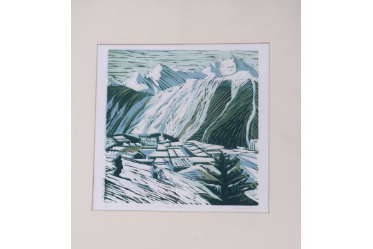 E. WATANABE' COTE D'AZUR Watercolour, signed lower left, 24 x 32cm ...