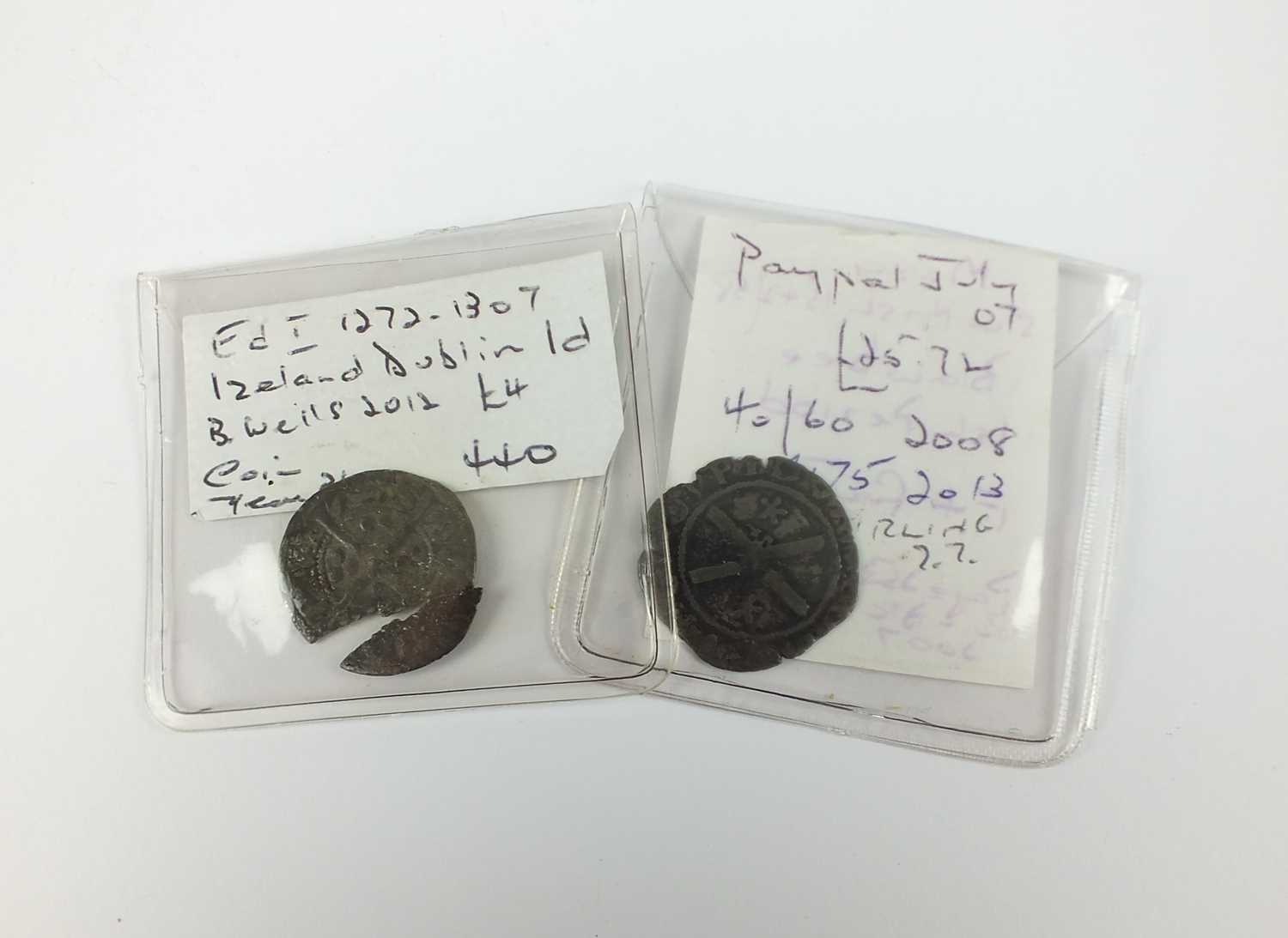 Scotland - Mary (1542-67) Bawbee, 1st Period andIreland - Edward I ...