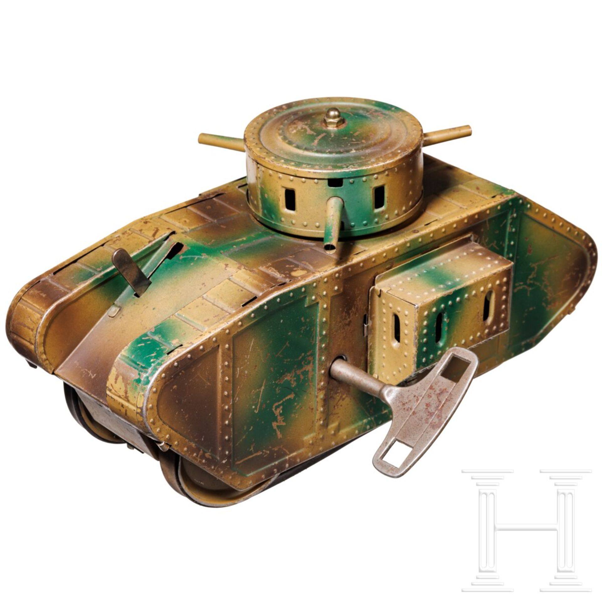 Bing Tank 10/4173/2 bzw. Panzer Mark I mit Uhrwerk in Mimikry Bing ...