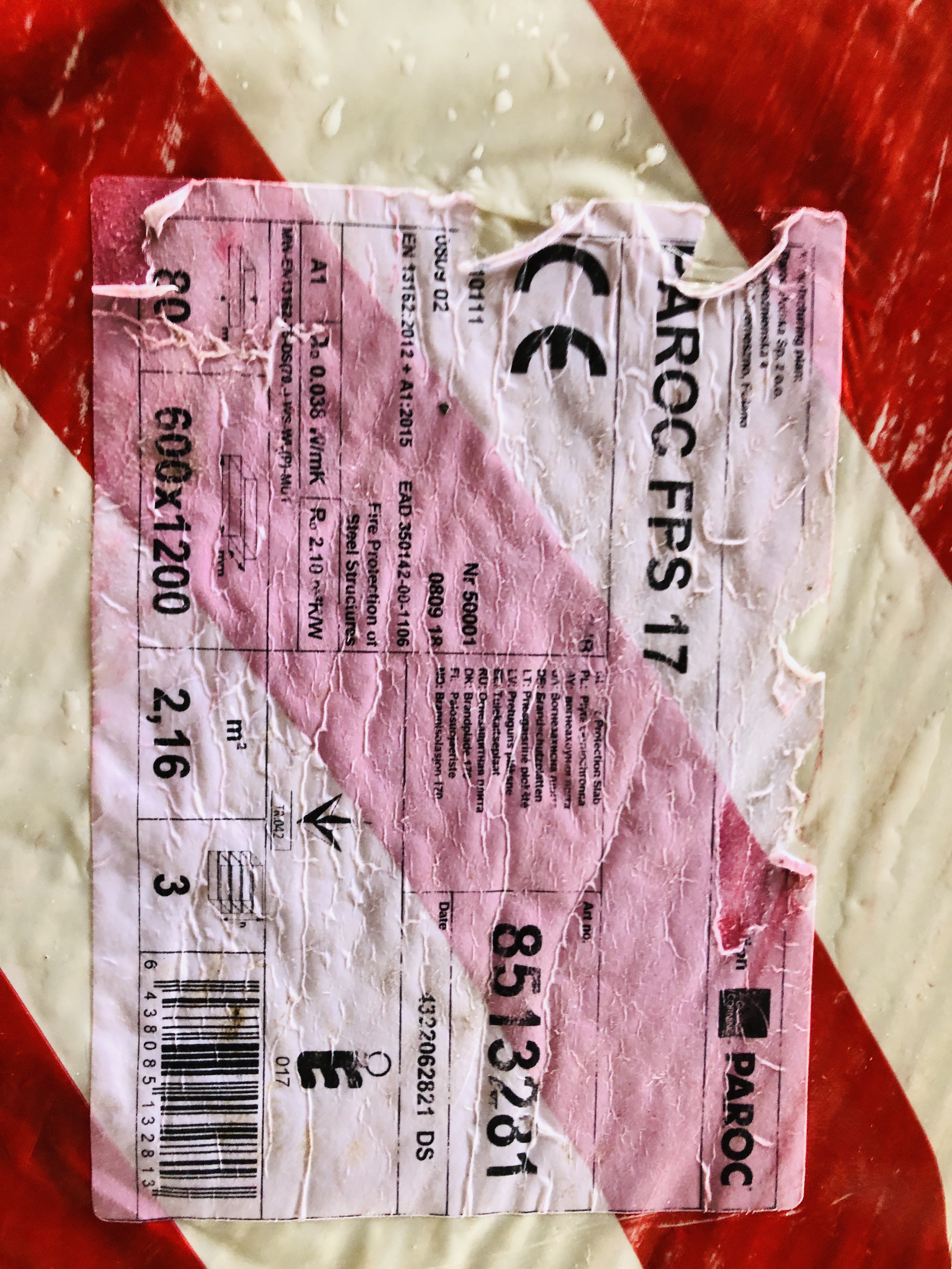 2 X PACKS OF 80MM THICK X 600 X 1200MM PAROC FPS17 INSULATION ALONG ...