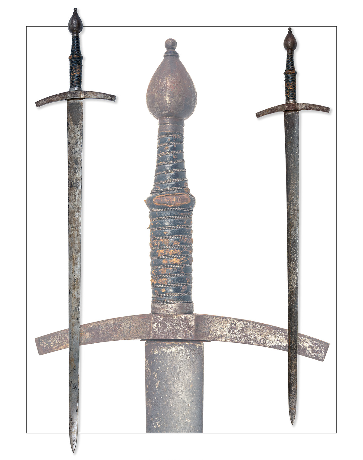 A MID-VICTORIAN KNIGHTLY LONGSWORD IN THE 16th CENTURY STYLE, almost ...