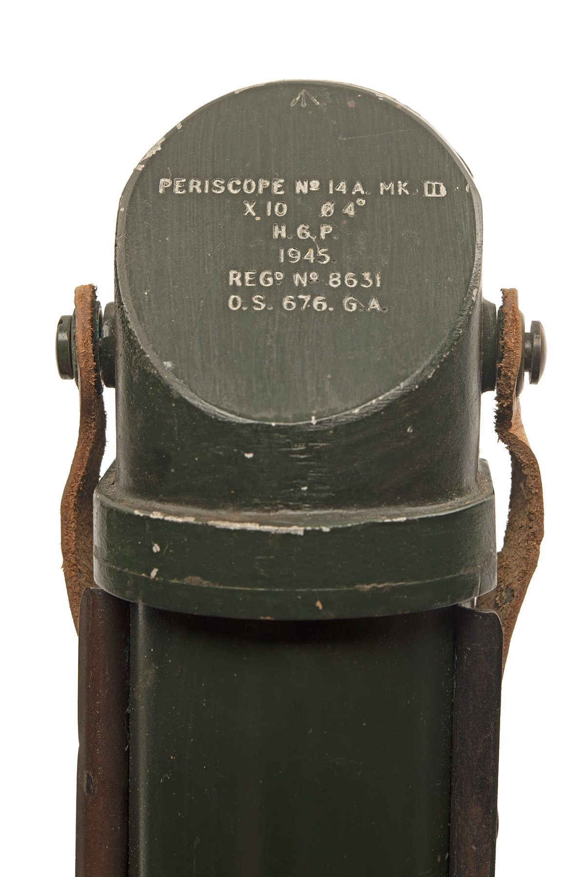 A GOOD 'NO. 14A MARK III PERISCOPE' BRITISH TRENCH TELESCOPE SIGNED ...