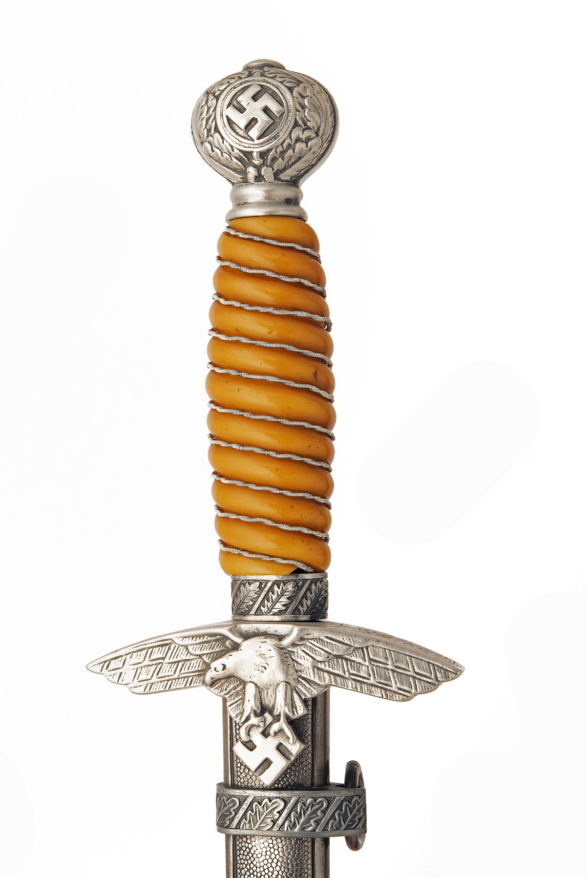 A GERMAN TYPE II LUFTWAFFE DAGGER BY CARL EICKHORN, with signed 10in ...