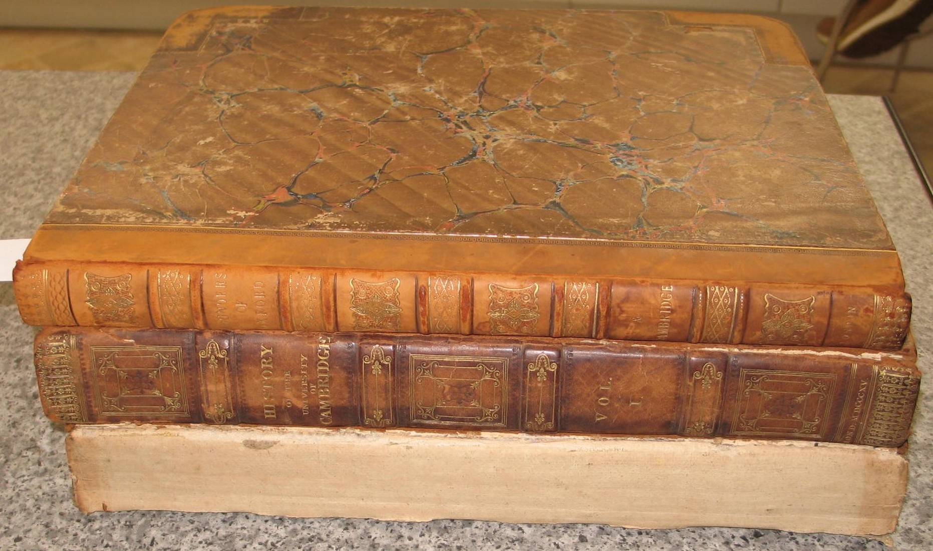 ACKERMANN'S Oxford & Cambridge, a bound collection of the Founders ...