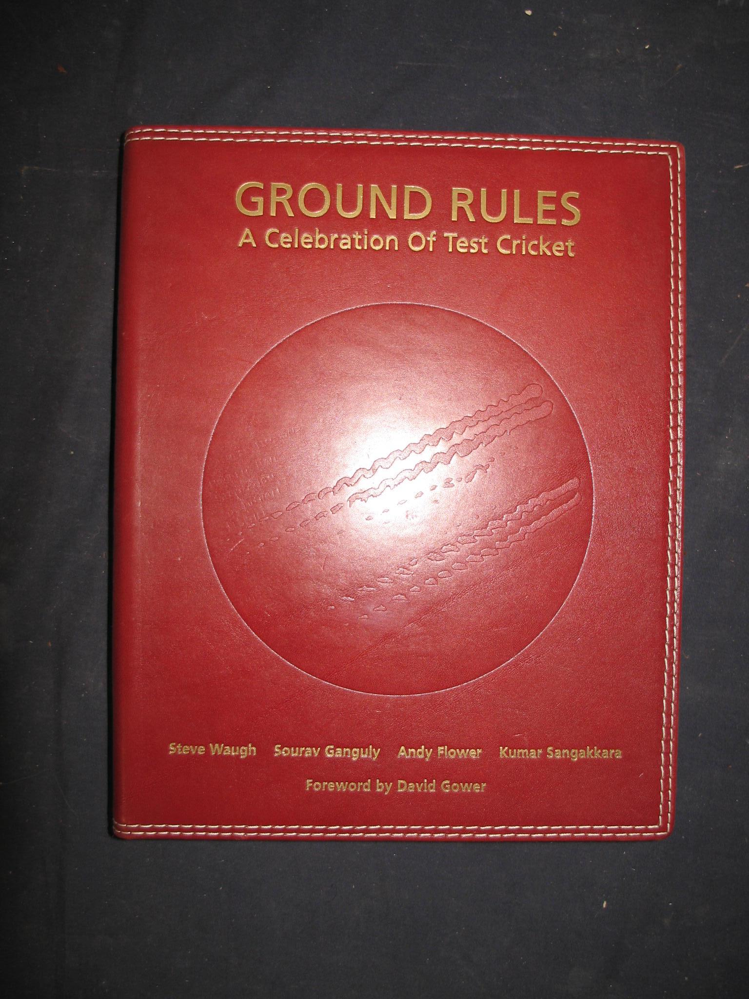 [CRICKET] SPENDER (Barney) editor: Ground Rules: A Celebration of Test ...