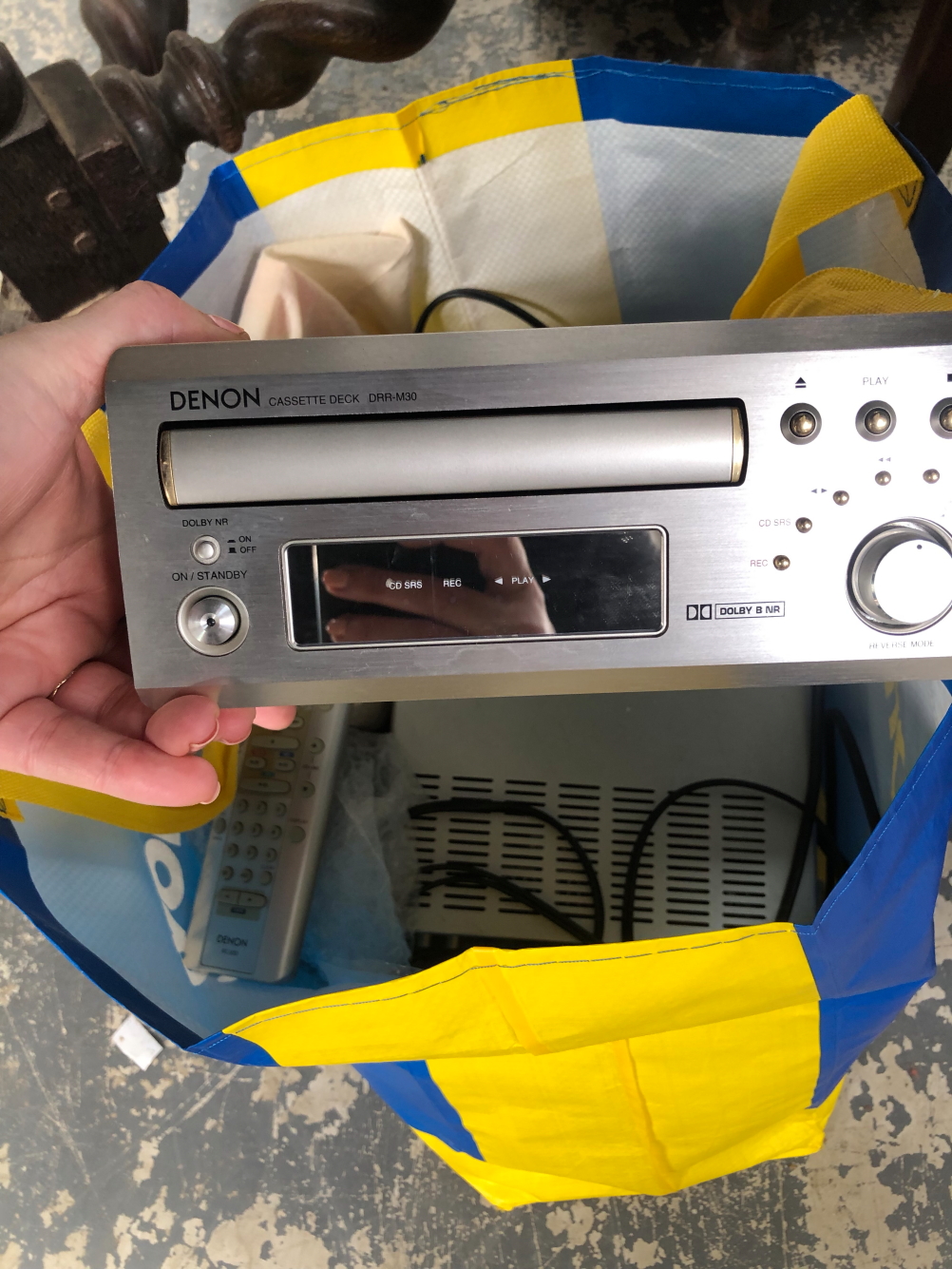 A DENON CD RECORDER CDR-M30, A DENON CASSETTE DECK DRR-M30 COMPLETE ...