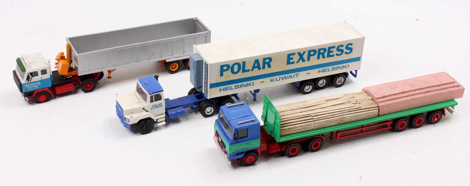 3 various ASAM Alan Smith Auto Models 1/48 scale and similar white ...