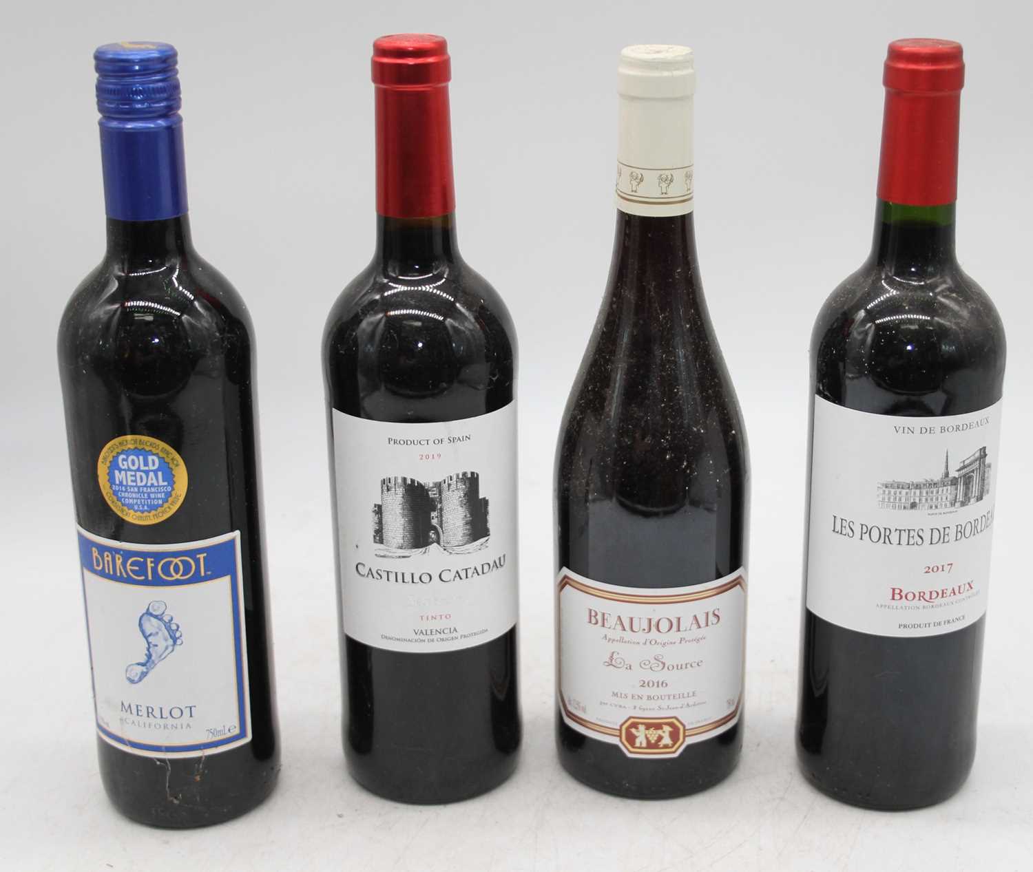 Assorted French, Italian, Spanish and New World red table wines, to ...