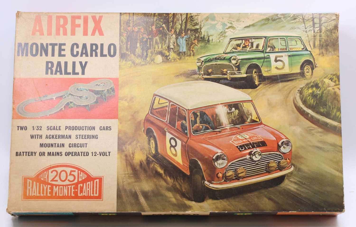 An Airfix Rally Monte Carlo slot racing gift set, 1/32 scale with ...
