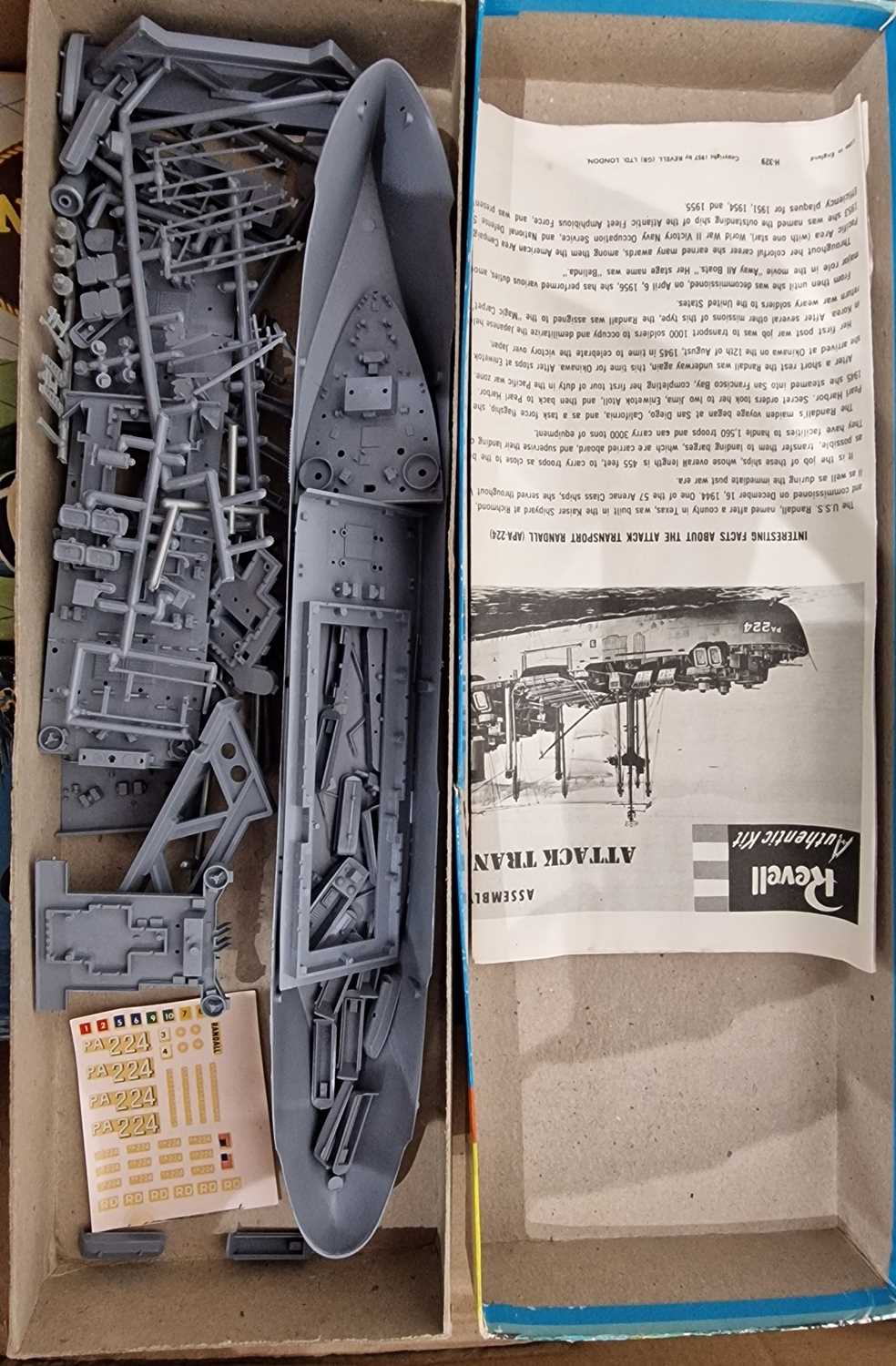 A Renwal 1/200th scale model kit of a Polaris Nuclear Submarine SSB (N ...