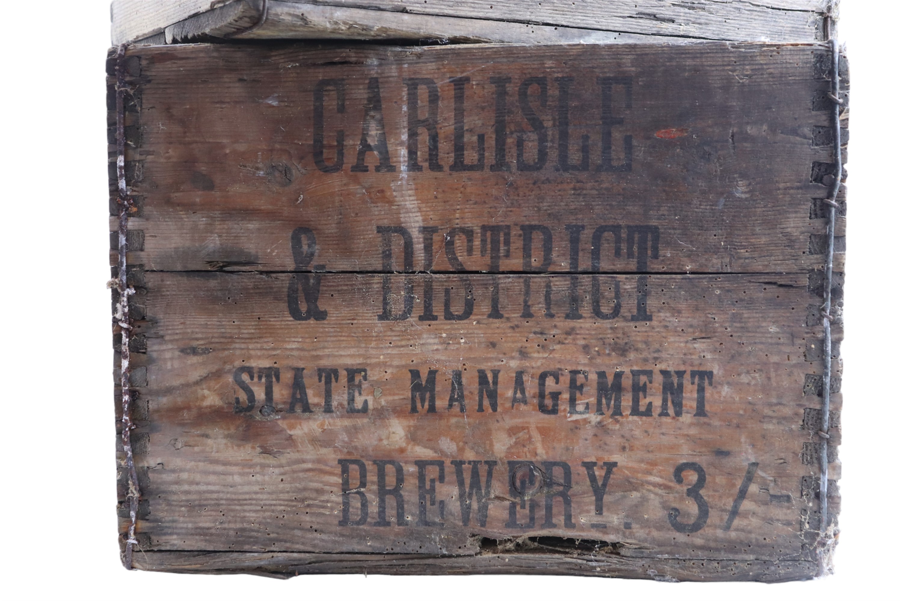 Three Carlisle State Management Brewery beer crates by J B Kind Ltd, 40 ...