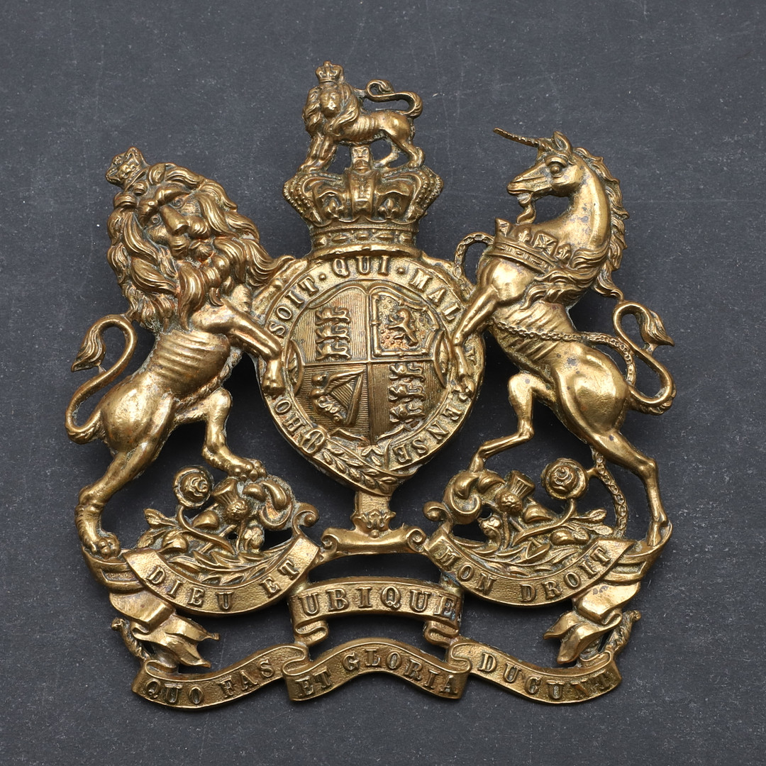 A helmet plate for the Corps of Royal Engineers for the cloth helmet ...