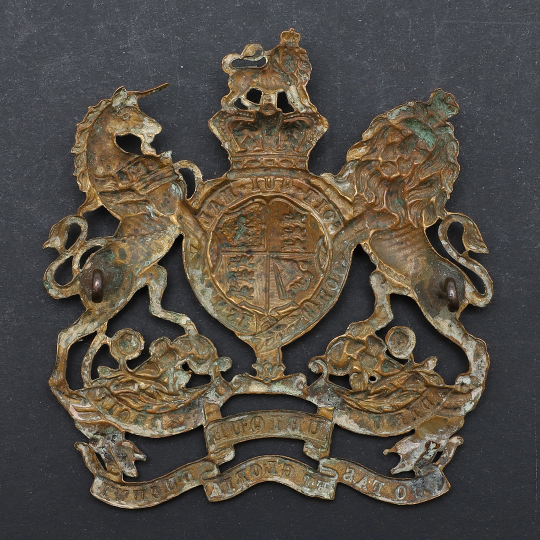 A helmet plate for the Corps of Royal Engineers for the cloth helmet ...