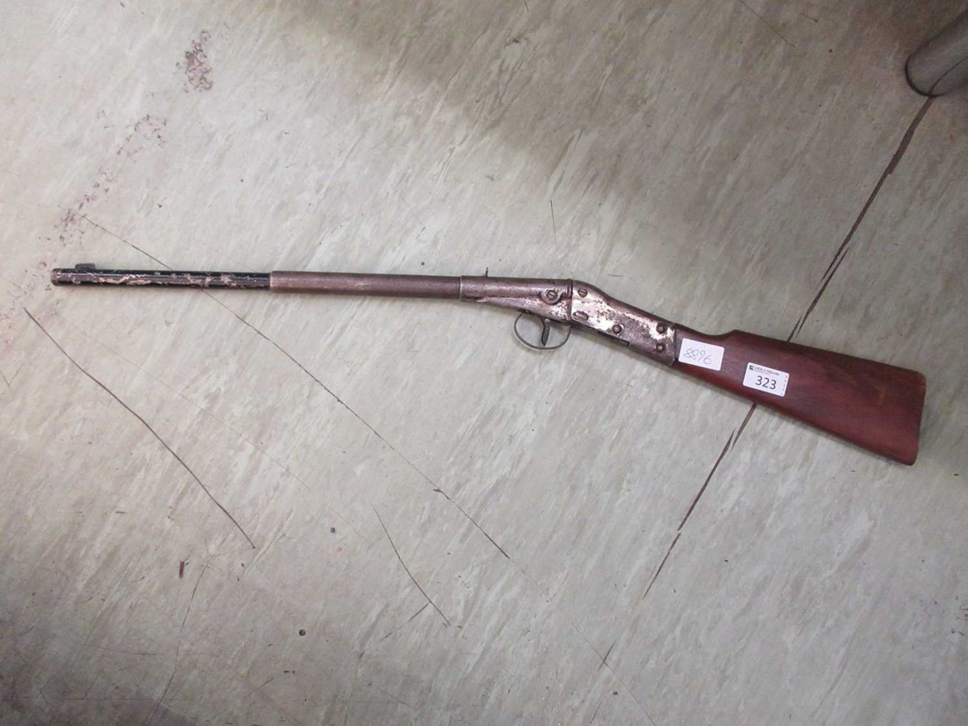 A Haenel lever action air rifle