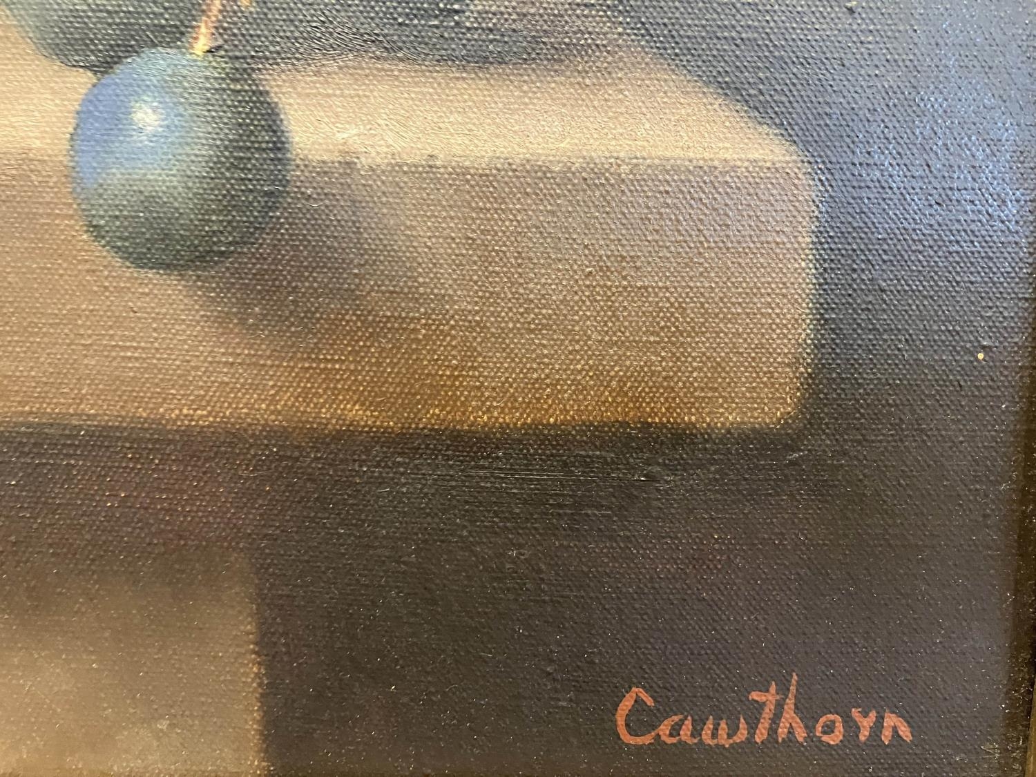 CHRISTOPHER CAWTHORN, 'Still Life', oil on canvas, 39cm x 50cm, signed ...