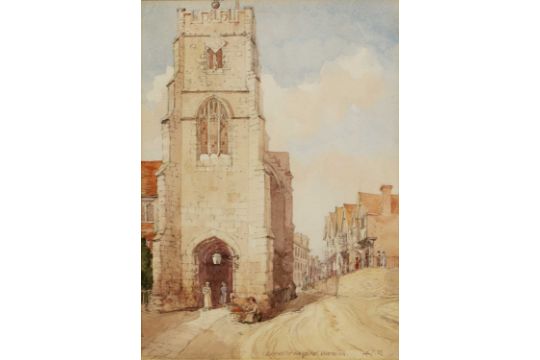 Arthur Ernest Pearce (1859-1934)Millbank, signed with initials and ...