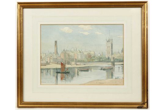 Arthur Ernest Pearce (1859-1934)Millbank, signed with initials and ...