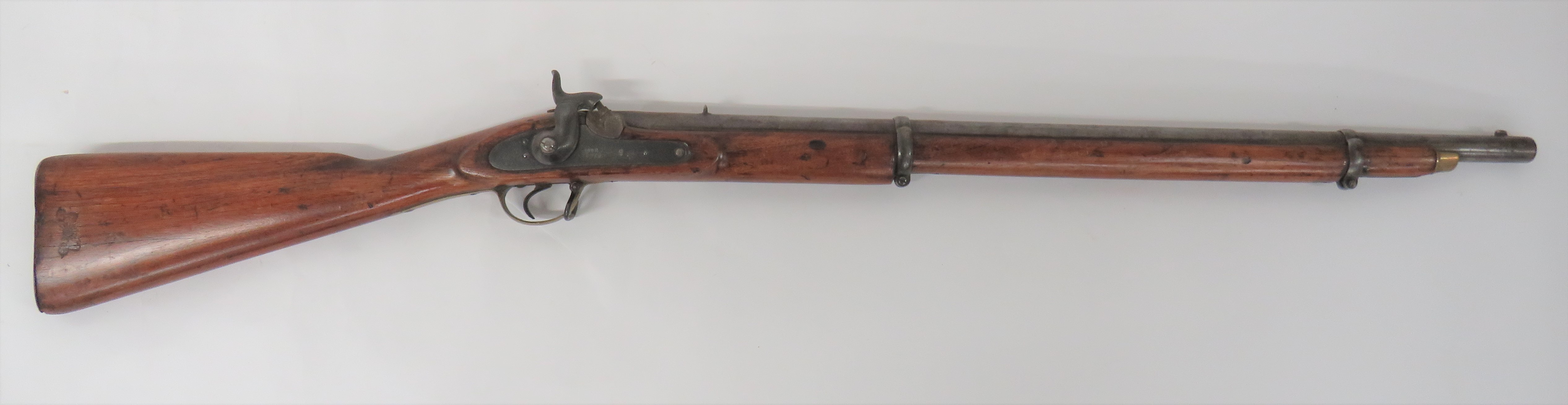 1856 Pattern Enfield 2 Band Indian Musket30 inch, 14 bore, smoothbore ...