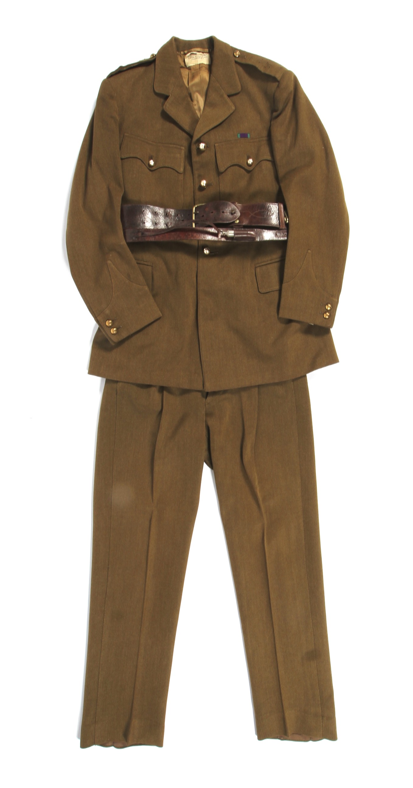 A Rogers & Co (London) British Army two-piece dress uniform and a Sam ...
