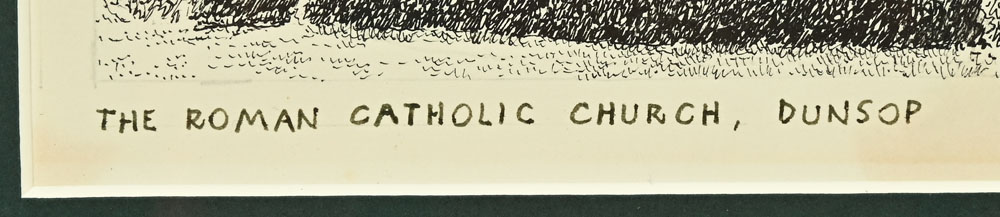 Alfred Wainwright (1907-1991), The Roman Catholic Church, Dunsop ...