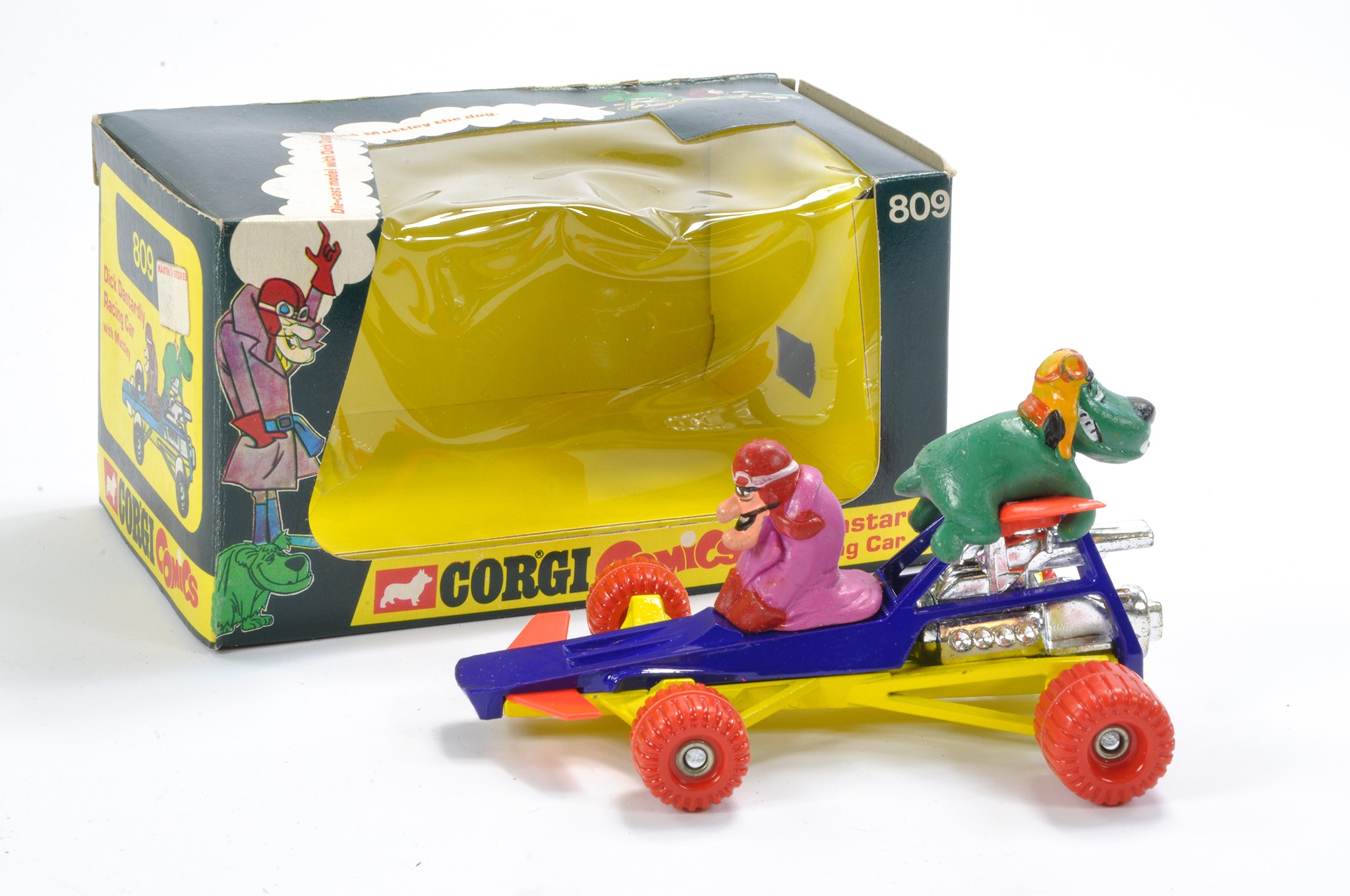 Corgi No. 809 Dick Dastardly Racing Car with Mutley. Generally ...