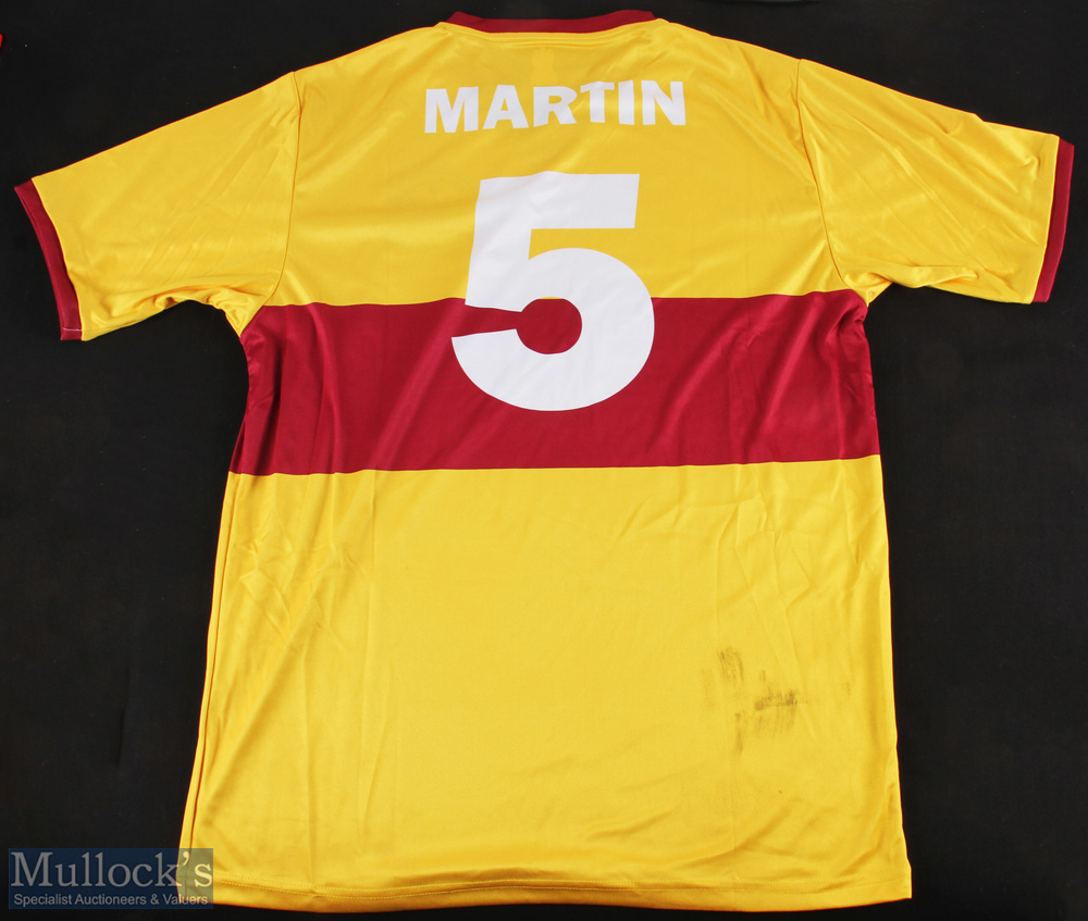 Motherwell Legends Brian Martin signed match worn shirt (xl) for the ...