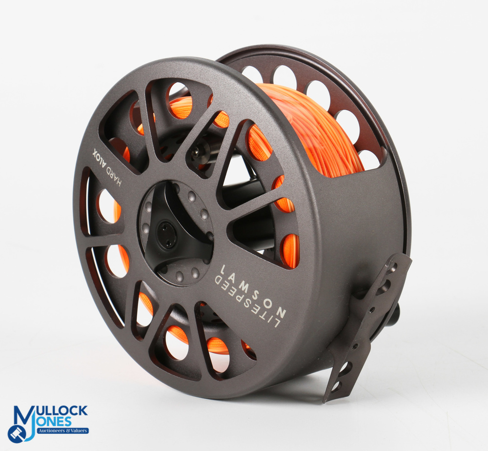 A superb Lamson Waterworks Litespeed 4 Hard Alox salmon fly reel - 4.5 ...