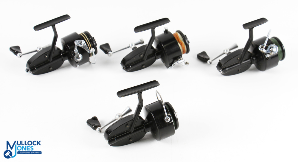 Pair of Mitchell 300 fixed spool LHW reels, both with spare spools in ...